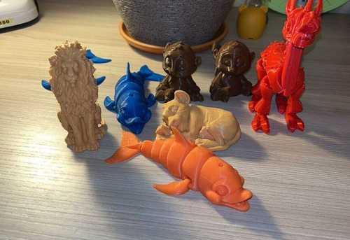 Игрушки из 3d принтера пластик