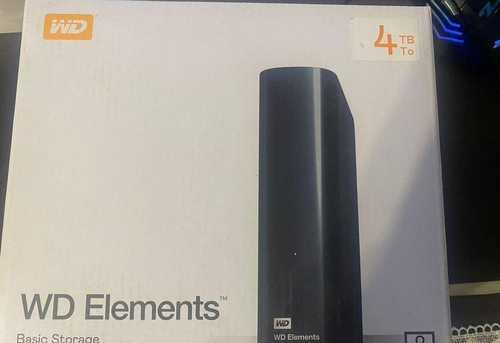 Внешний жесткий диск WD Elements 4tb