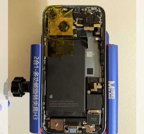 Дисплей  средняя часть для iPhone 14 blue