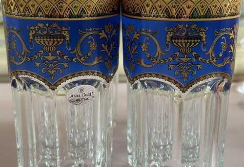 Хрустальные стаканы богемия