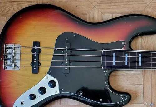 1978 Greco Jazz Bass JB 75 Fretless Япония