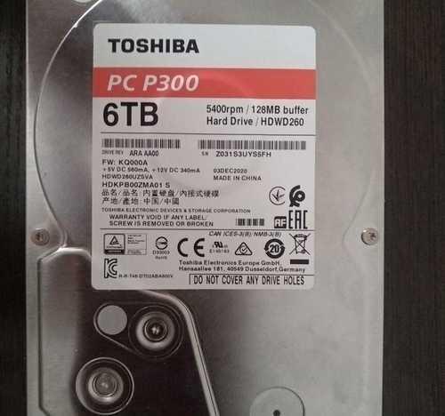 Toshiba 6tb нерабочий
