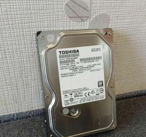 Жесткий диск Toshiba 500Gb