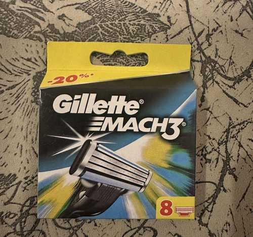 Сменные Кассеты Gillette Mach 3 8 шт