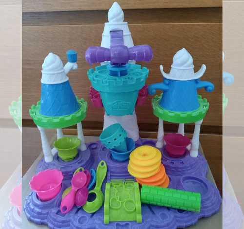 Замок мороженого play-doh плей до