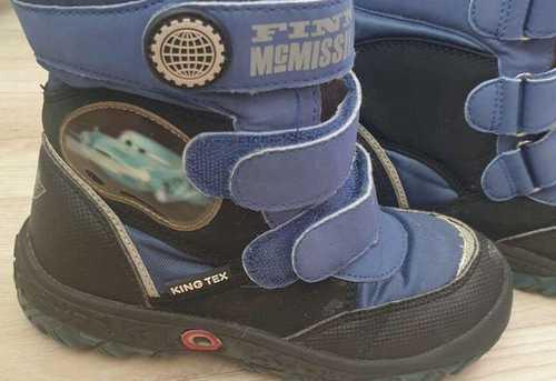 Зимние ботинки сапоги 29 размер Тачки Disney Pixar