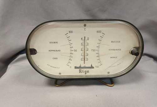 Барометр термометр СССР Рига