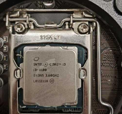 Процессор Intel core i3 8100