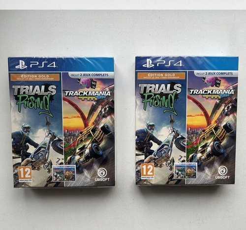 Trials Rising Gold   Trackmania Turbo (Новый) Ps4