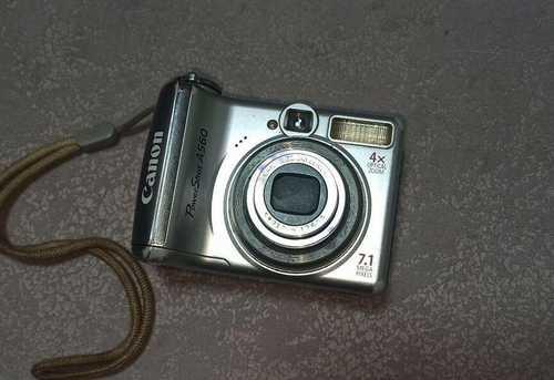 Цифровой фотоаппарат Canon PowerShot A560