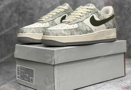 Кроссовки Nike Air Force 1 бело - серые