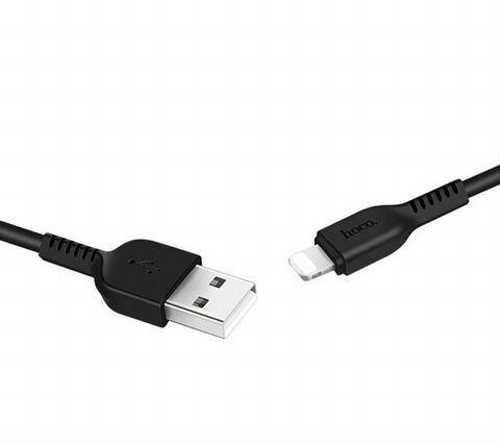 Кабель hoco X20 Flash, USB - Lightning, 2А, black