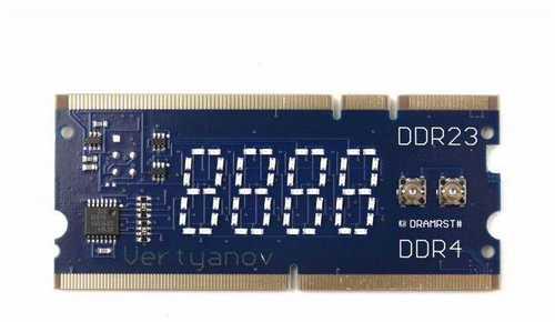 Универсальная посткарта в разьем DDR2/DDR3/DDR4 (V