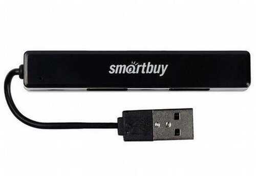 USB 2.0 Хаб Smartbuy 408, 4 порта, черный (sbha-40