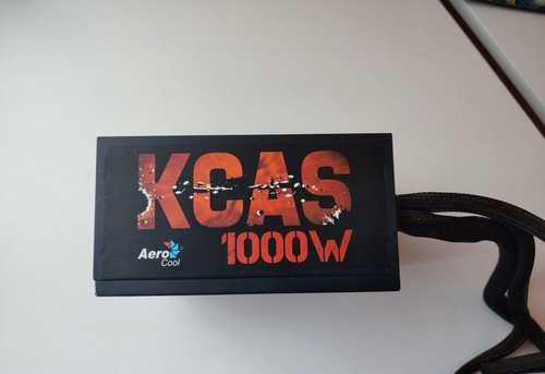 Блок питания Aerocool kcas 1000W, 80+ Bronze