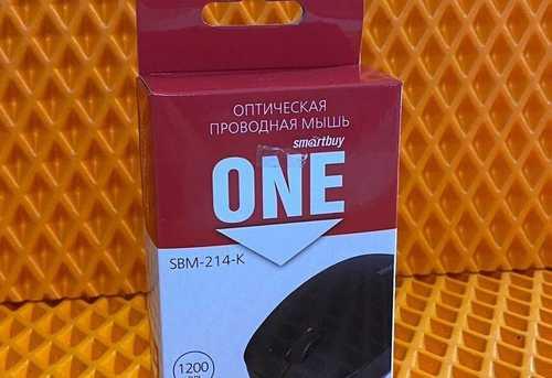 Мышка проводная SmartBuy ONE 214-K black