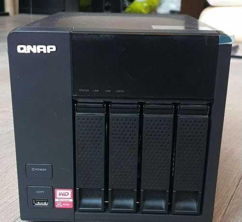 Сетевой накопитель, хранилище Qnap TS-412 NAS 16тб