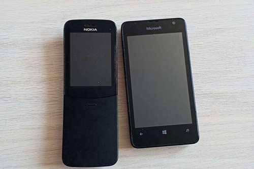 Телефоны Nokia 8110 4G и Microsoft Lumia 430