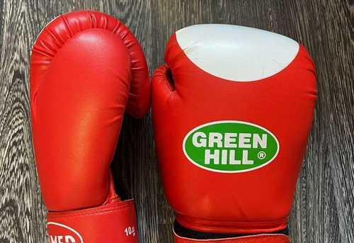 Боксерские перчатки 10 oz green hill hamed