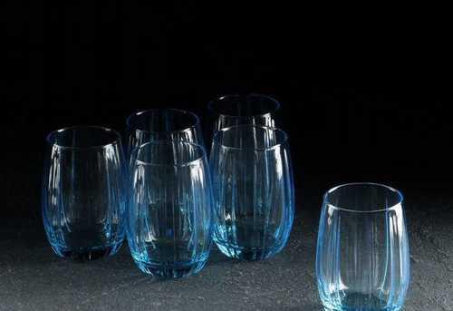 Набор стеклянных стаканов Linka, 6 шт, 240 мл, цве