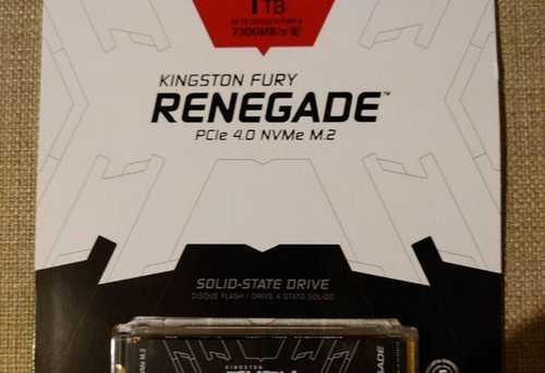 Новый SSD 1тб Kingston Fury Renegade M.2 2280