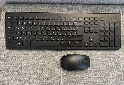 Комплект беспроводные клавиатура и мышь Dell km632