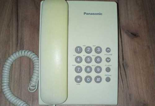 Телефон Panasonic белого цвета