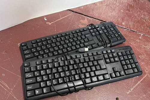 2 клавиатуры Oklick 600 m black