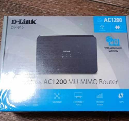 Wifi роутер d-link dir 815