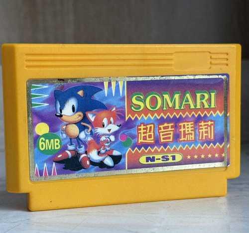 Sonic Somari Dendy картридж