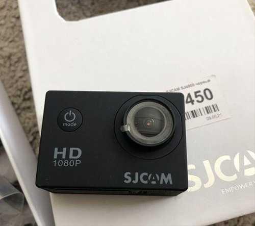 Экшн-камера sjcam SJ4000 черный новая комплект