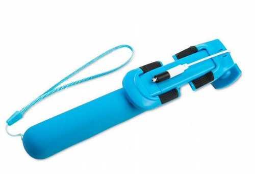 Noosy Mini Cable Selfie Stick Blue - монопод - сел