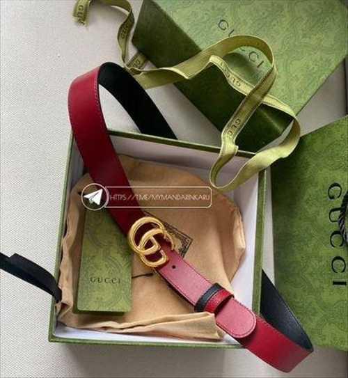 Ремень двусторонний Gucci