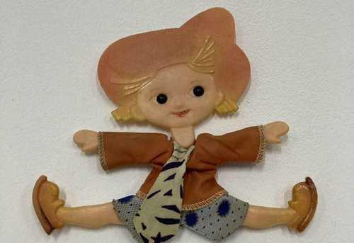 Кукла плоская на шарнирах "Незнайка"