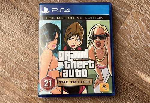 Игра на PS4 GTA the trilogy