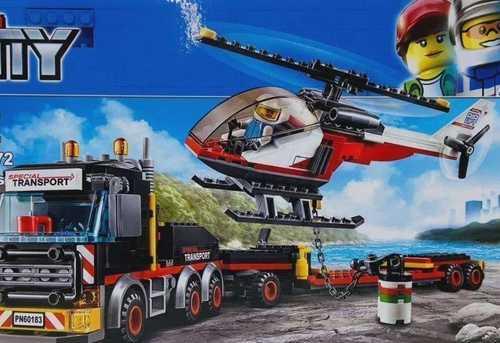 Лего city "Перевозчик вертолета", 310 деталей