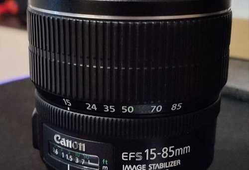 Объектив Canon EF-S 15-85mm F/3.5-5.6 IS USM
