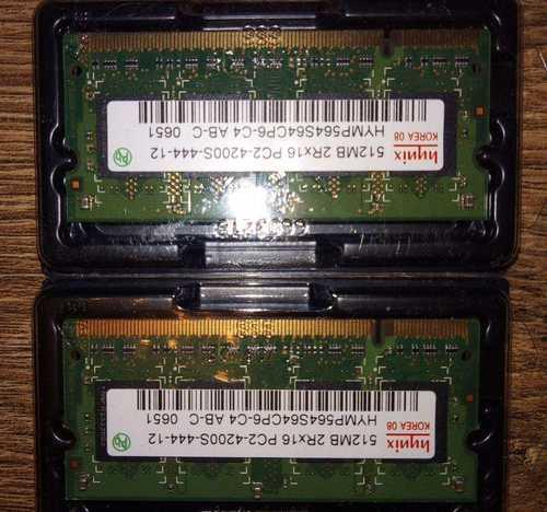 Оперативная память ddr2 для ноутбука 512 Mb