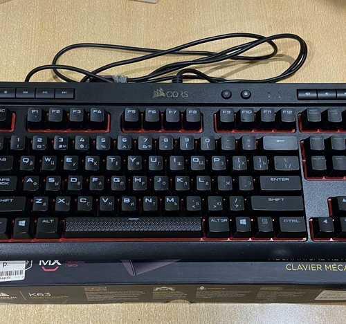 Клавиатура corsair k63