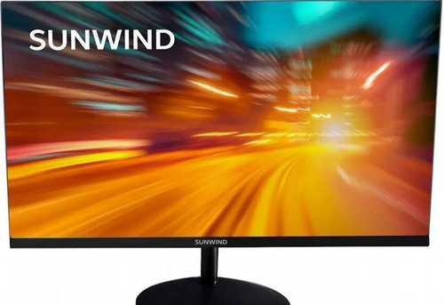 Монитор 24" Sunwind Black 75Hz 1920x1080 VA