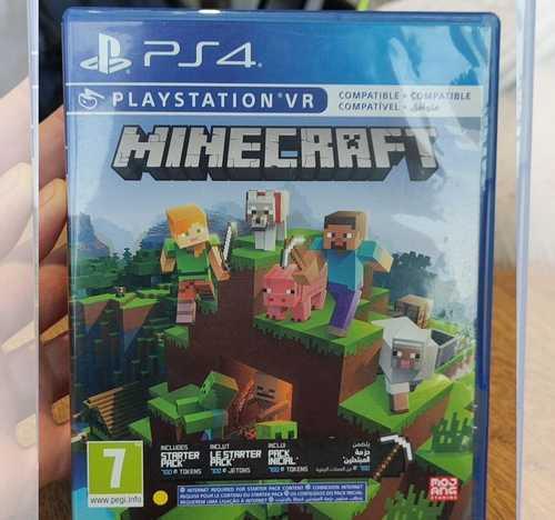 Minecraft ps4 диск