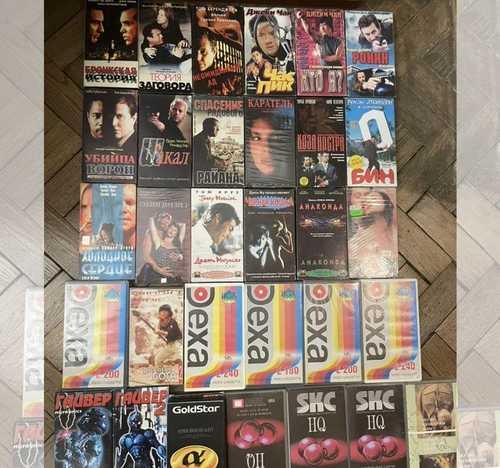 Видеокассеты vhs 32шт продам все вместе