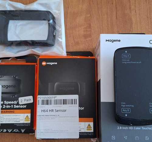 Велокомпьютер GPS Magene C606 с датчиками