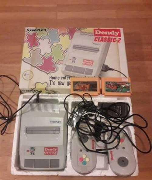 Игровая приставка Dendy Classic-2 копмлект 1995г