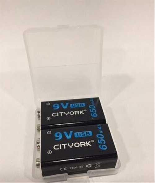 Аккумуляторные батарейки крона cityork USB 650 mWh