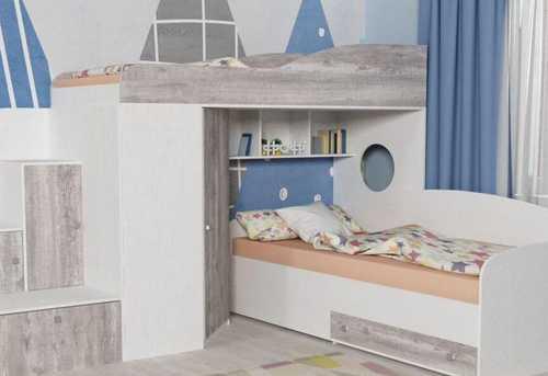 Детская кровать со шкафом