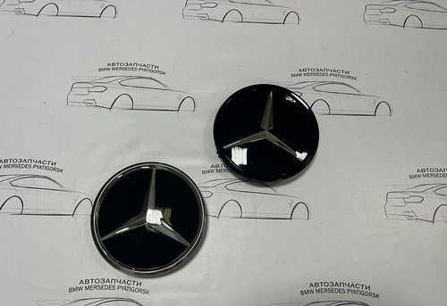 Звезда решетки радиатора стекло Mercedes W204 W207