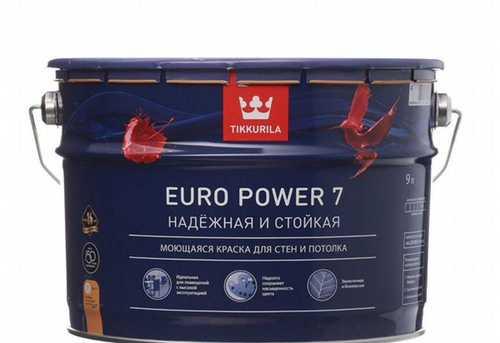 Краска водно-дисперсионная Tikkurila Euro Power 7