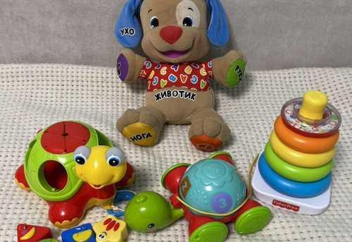 Учёный щенок Fisher price, черепаха kiddieland