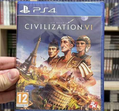 Диск Sid Meiers Civilization 6 ps4 новый